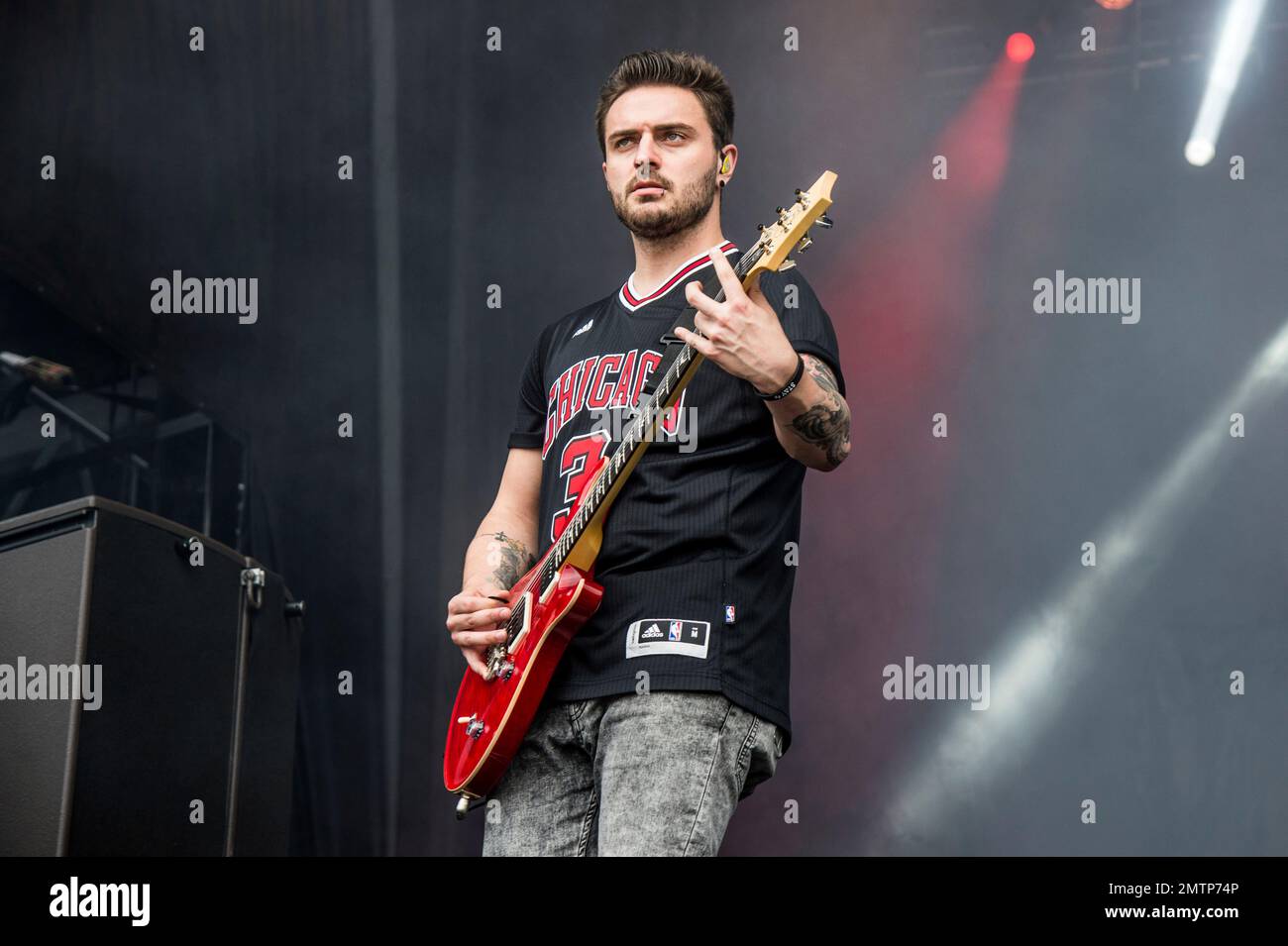 Dylan Bowman of I Prevail performs at Rock On The Range Music Festival ...