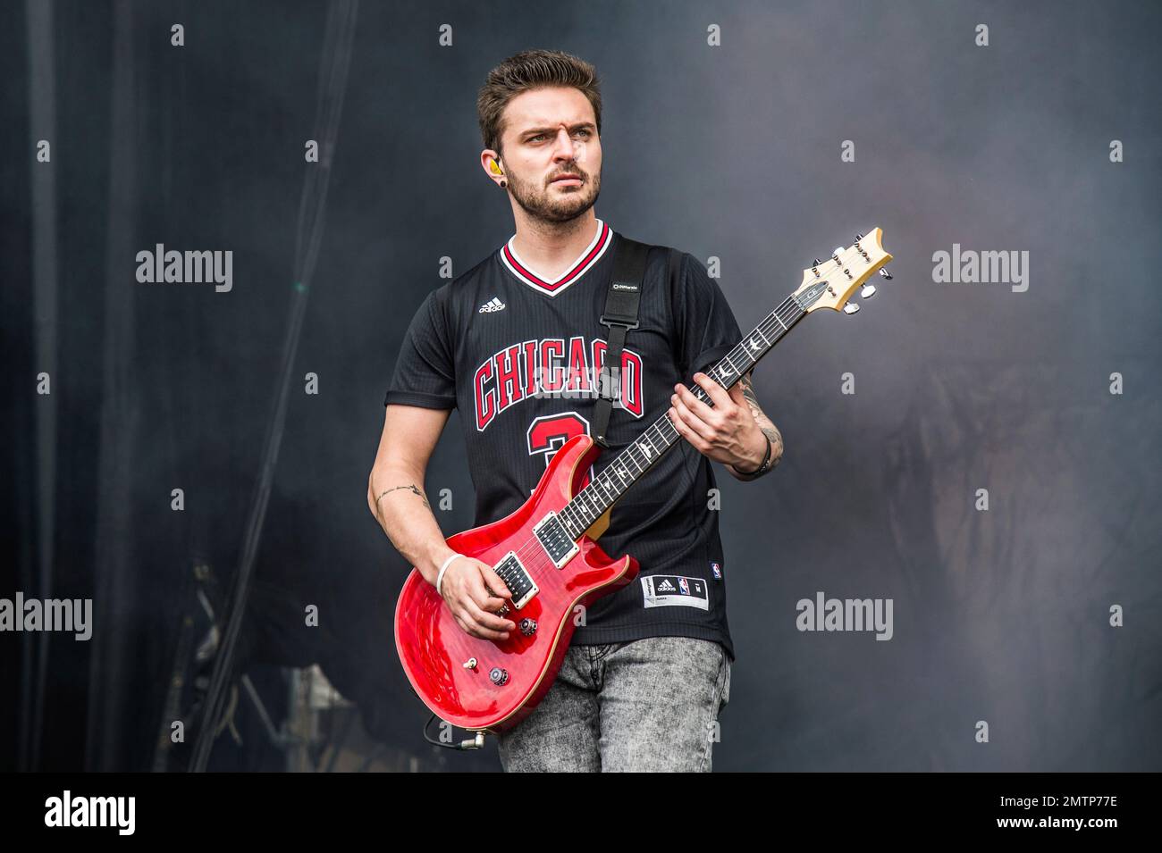Dylan Bowman of I Prevail performs at Rock On The Range Music Festival ...