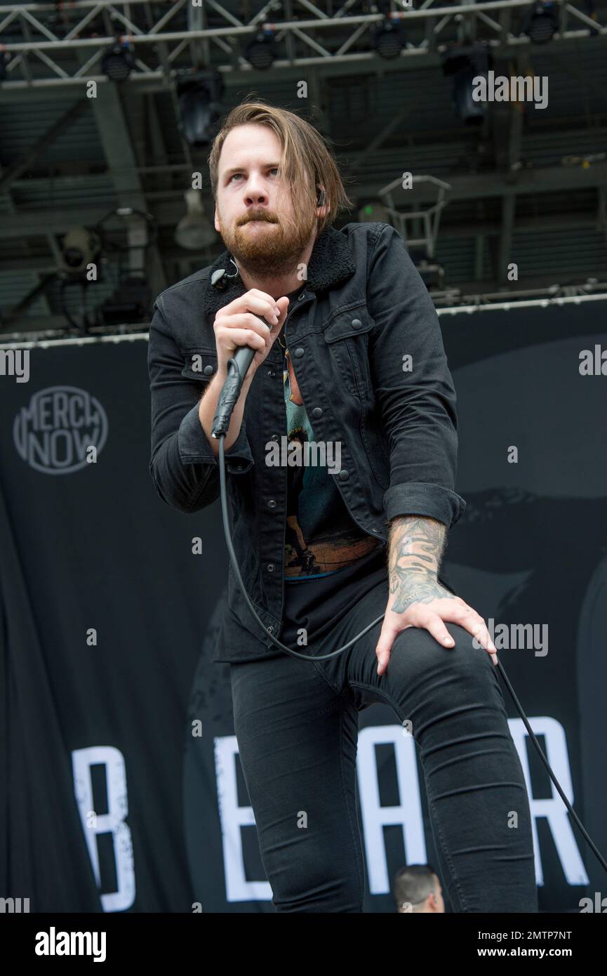 Caleb Shomo of Beartooth performs at Rock On The Range Music Festival on Friday, May 19, 2017 ...