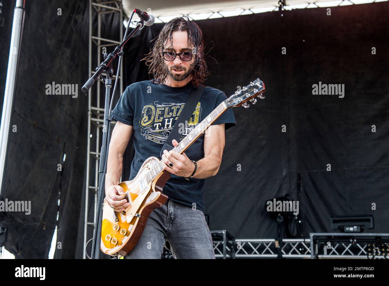Cory Clark of Aeges performs at Rock On The Range Music Festival on ...