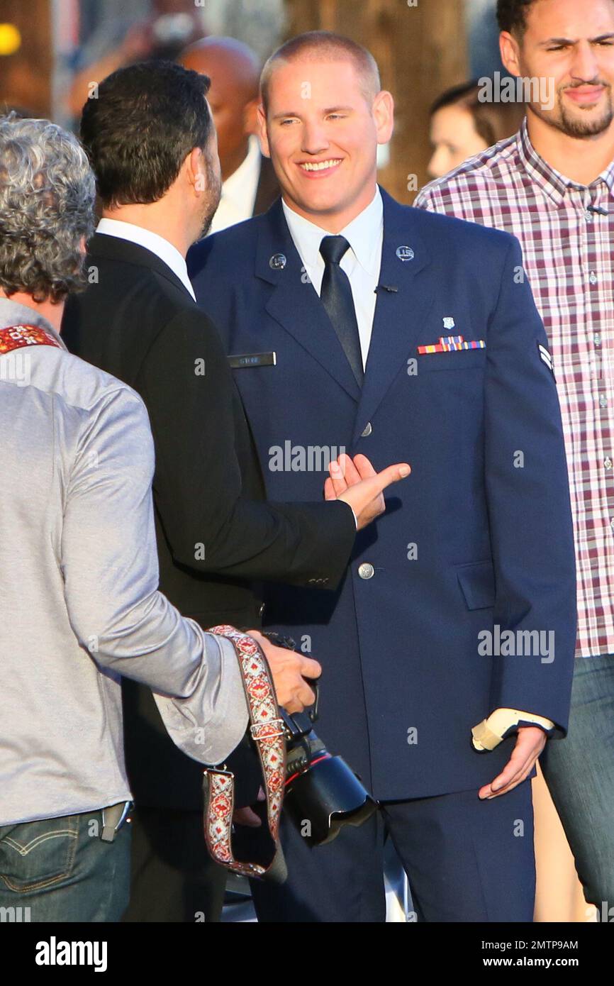U.S. Air Force Airman First Class Spencer Stone receives a new Chevy ...