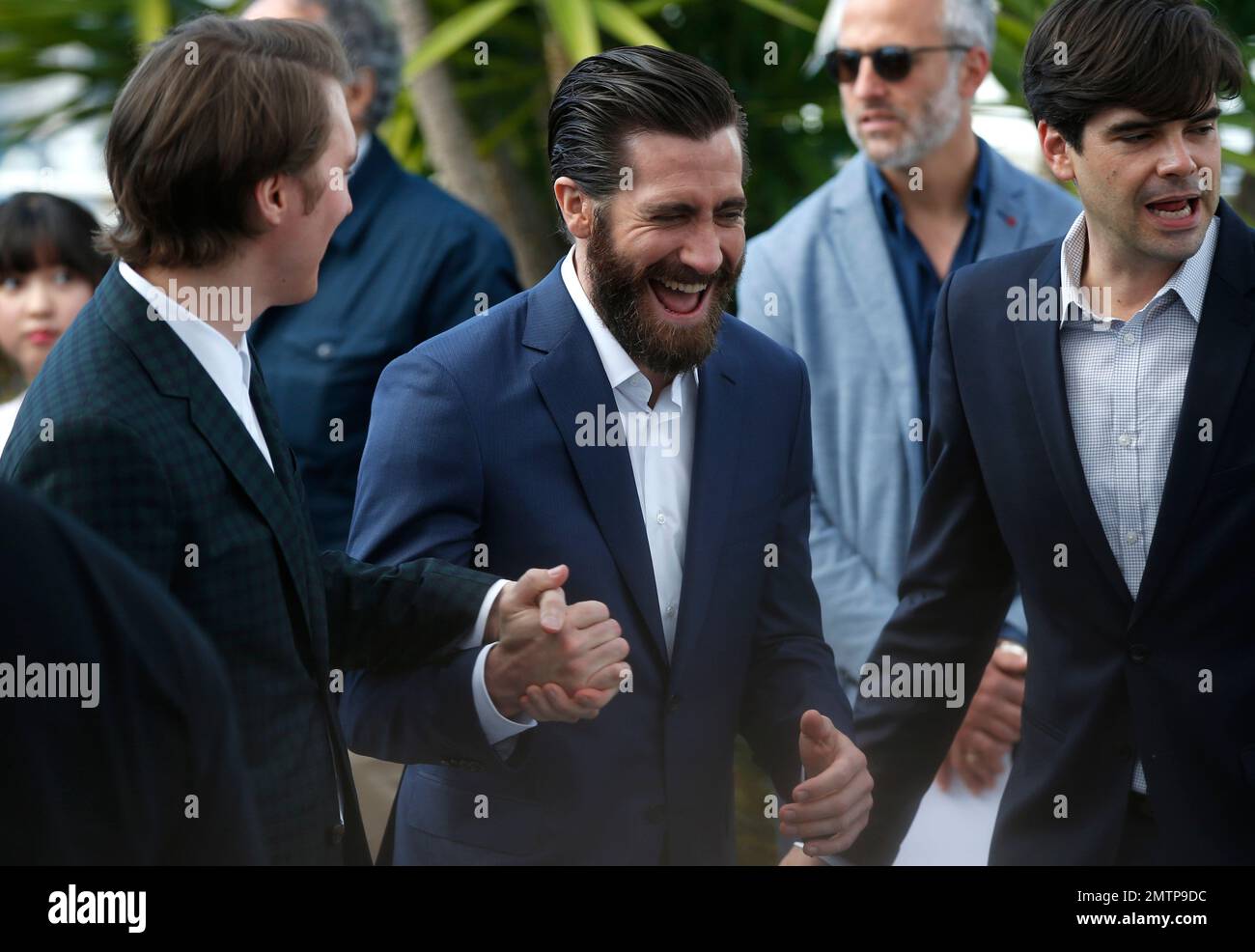 Paul Dano and Jake Gyllenhaal poses for photographers during the photo ...