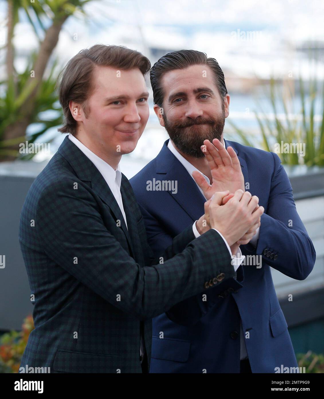 Paul Dano and Jake Gyllenhaal poses for photographers during the photo ...