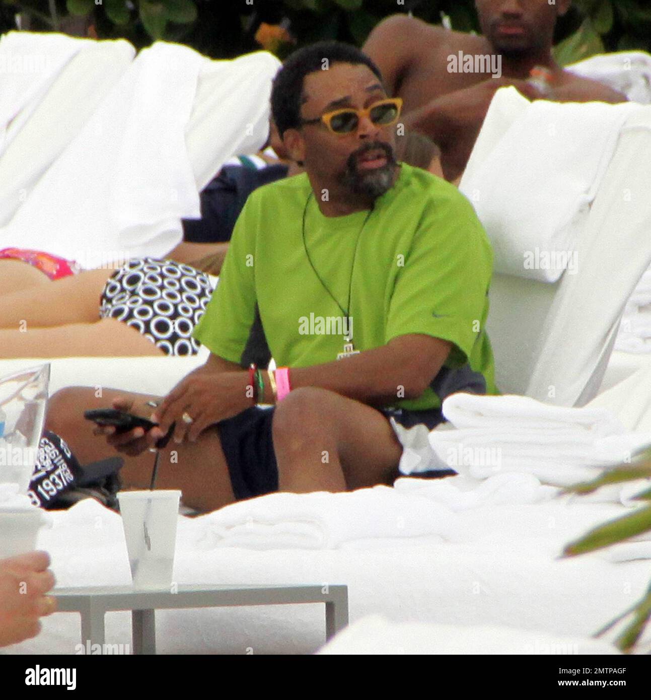 Spike Lee, his wife Tonya and son Jackson spend new years day by the ...