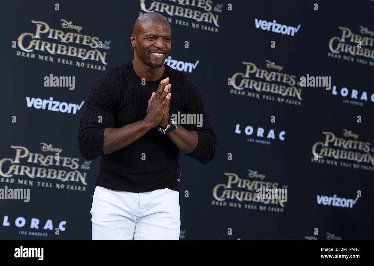 Terry Crews arrives at the Los Angeles premiere of "Pirates of the ...