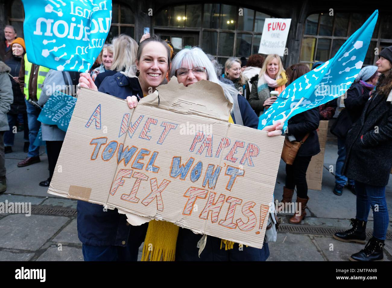 Teacher strike neu hi-res stock photography and images - Alamy