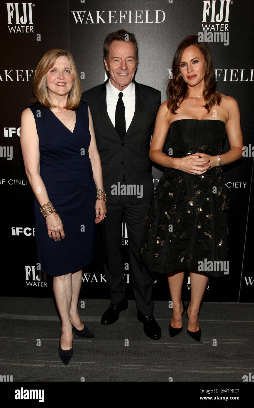 Robin Swicord, from left, Bryan Cranston, and Jennifer Garner attend a ...