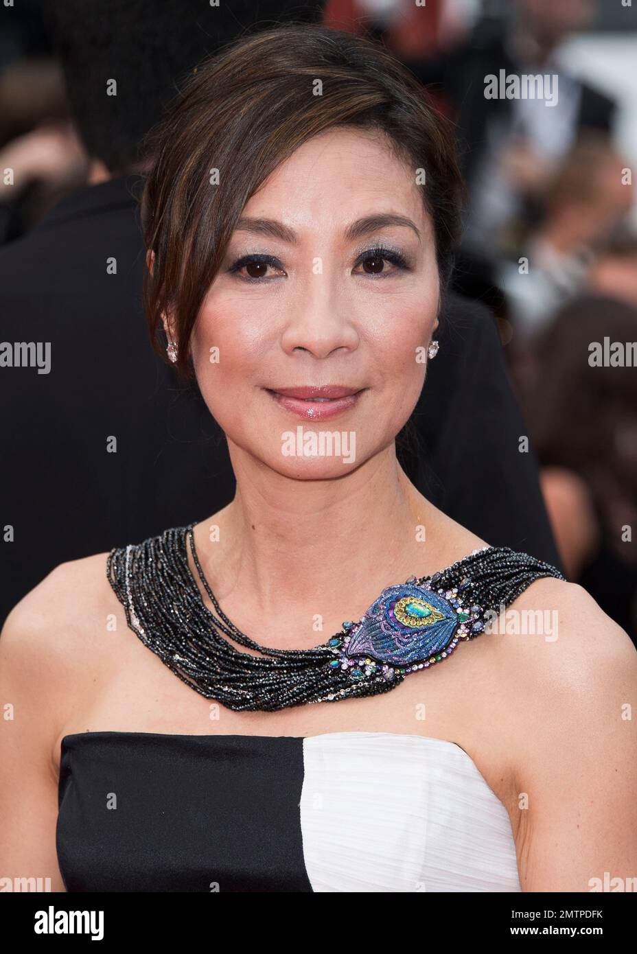 Michelle Yeoh poses for photographers upon arrival at the screening of ...