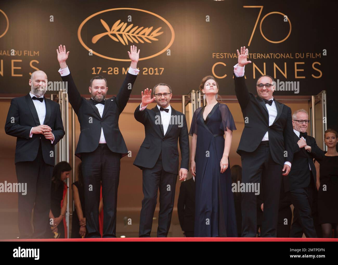 From left, cinematographer Mikhail Krichman, actor Alexey Rozin ...