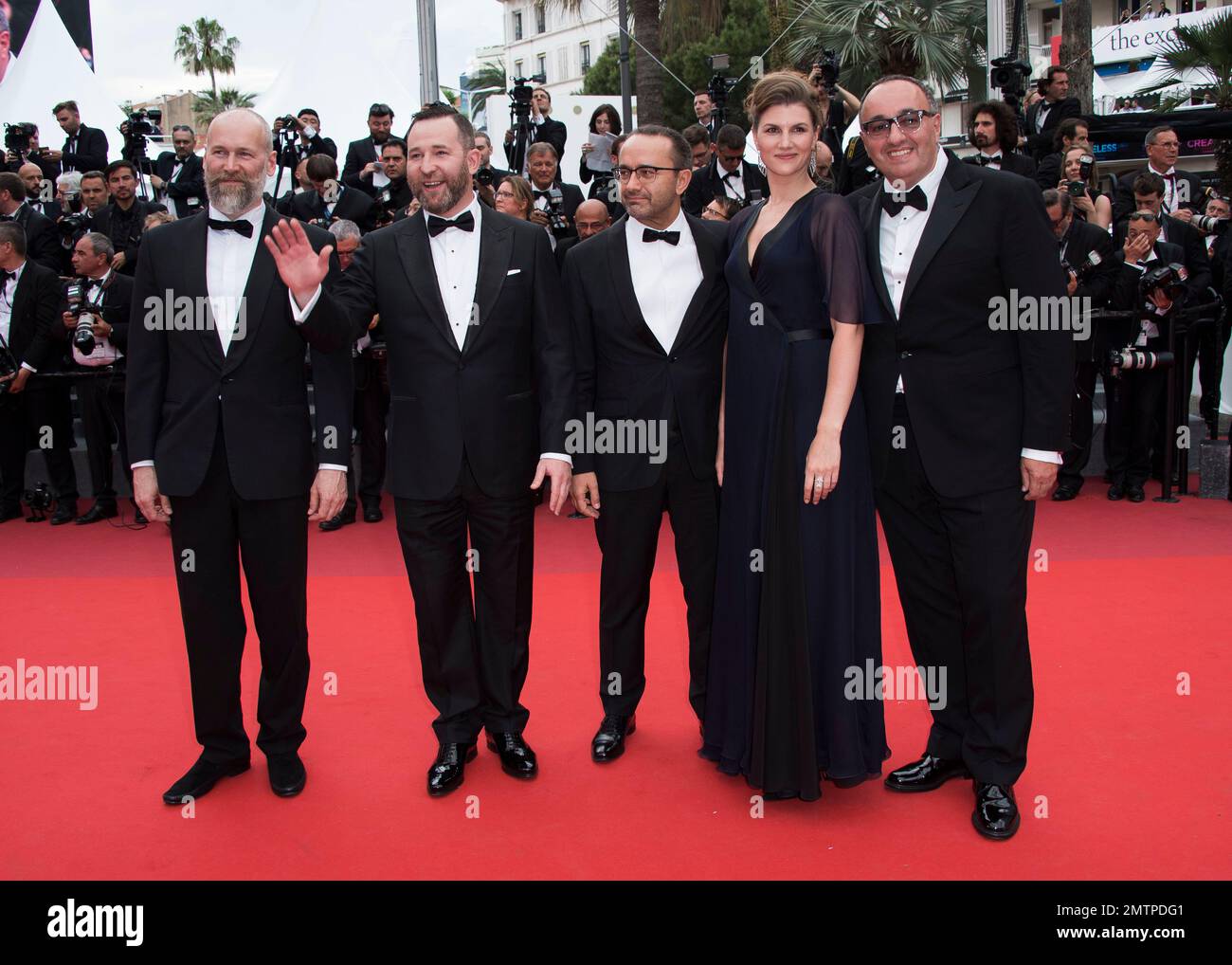 From left, cinematographer Mikhail Krichman, actor Alexey Rozin ...