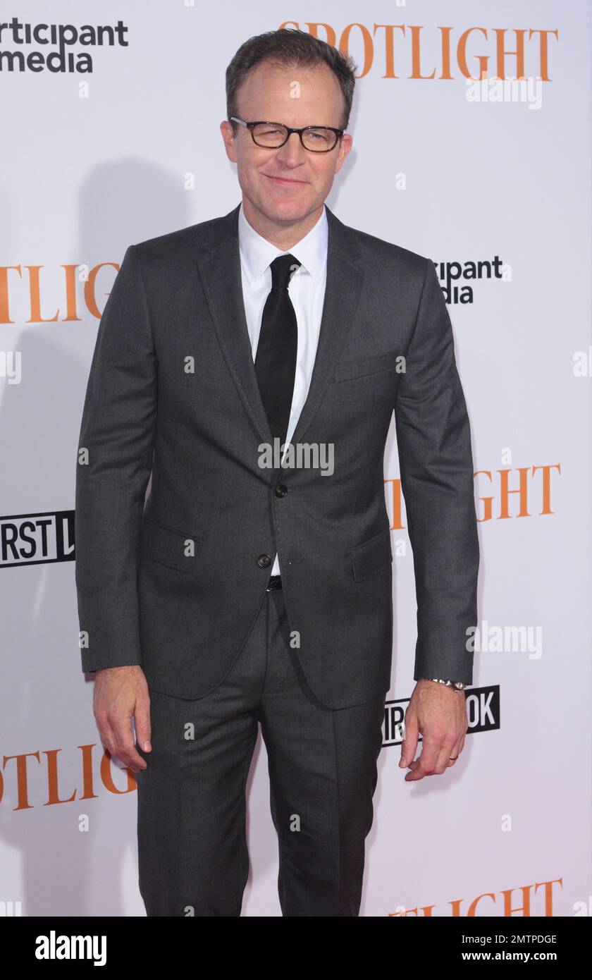 Thomas McCarthy attends the 'Spotlight' film premiere in New York City ...