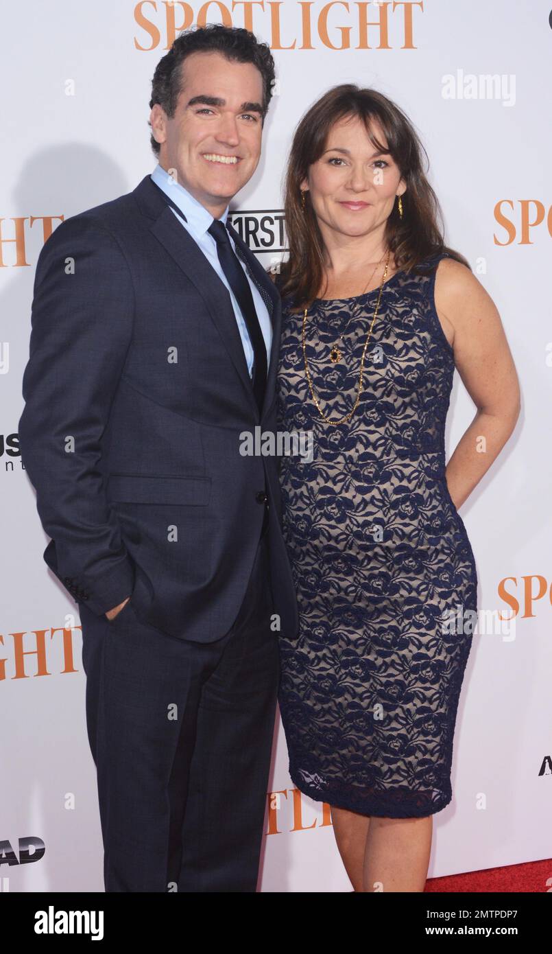 Brian d'Arcy James attends the 'Spotlight' film premiere in New York ...