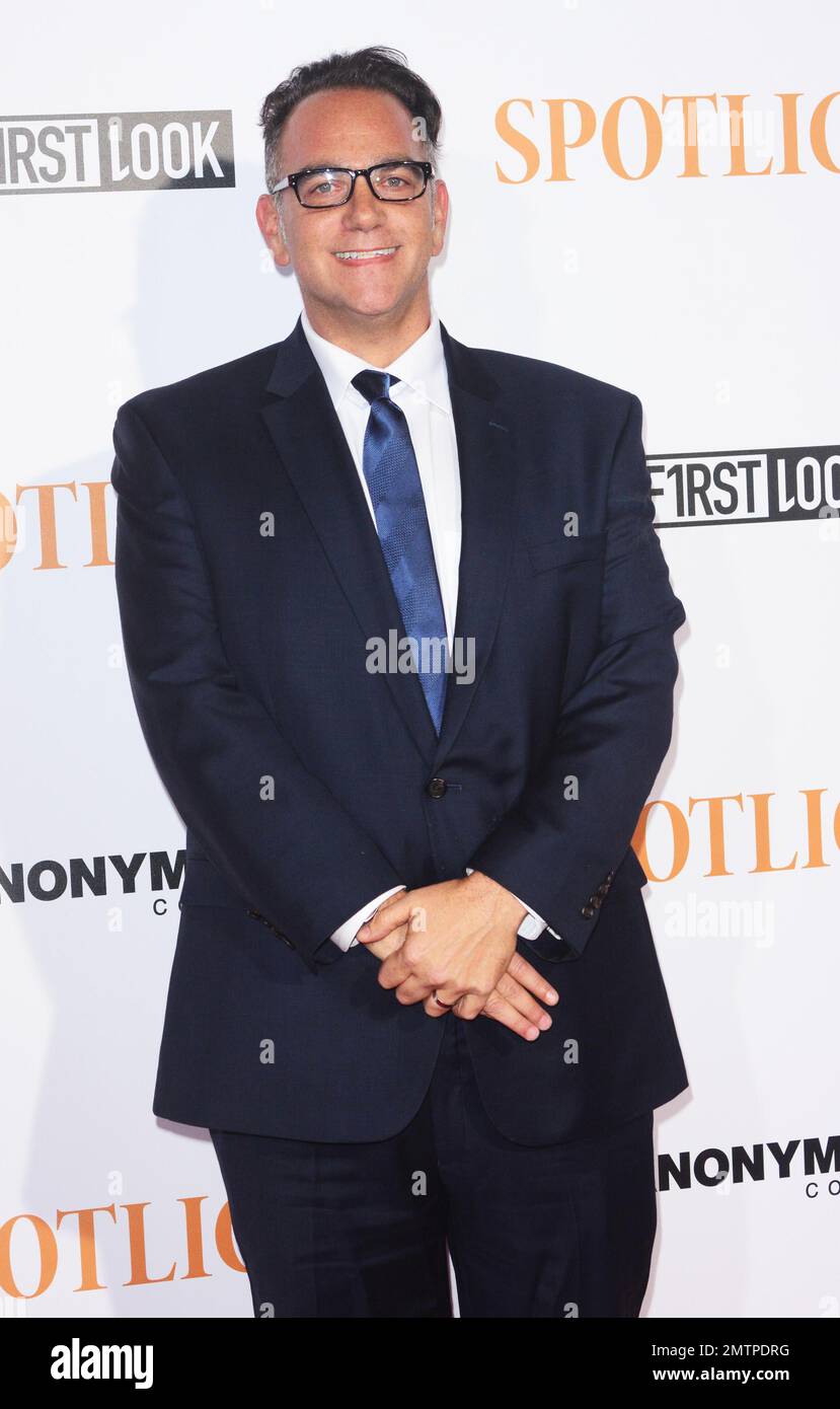 Michael Sugar attends the 'Spotlight' film premiere in New York City ...