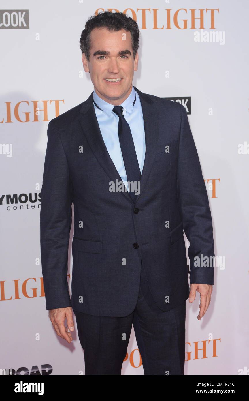 Brian d'Arcy James attends the 'Spotlight' film premiere in New York ...