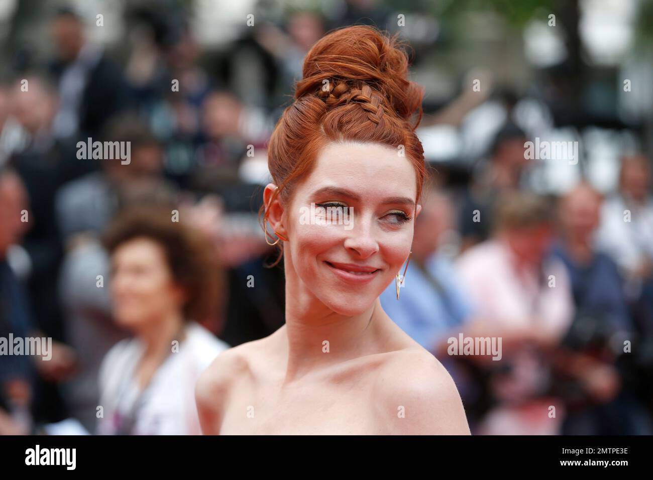 Actress Kate Gorney poses for photographers upon arrival at the ...