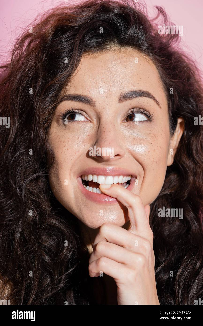Freckles teeth hi-res stock photography and images - Alamy