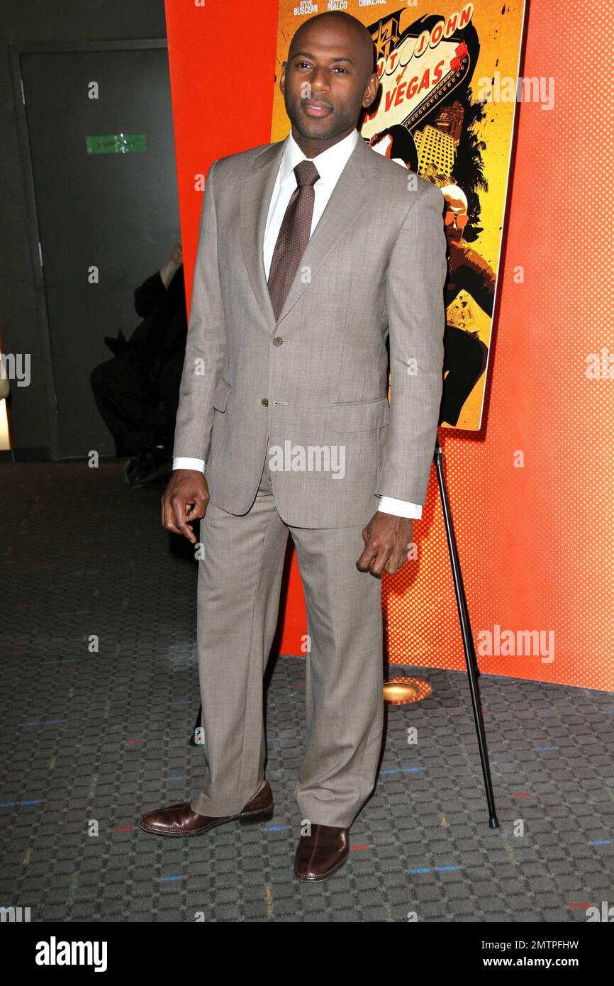 Romany Malco attends the "Saint John Of Las Vegas" New York Premiere in ...