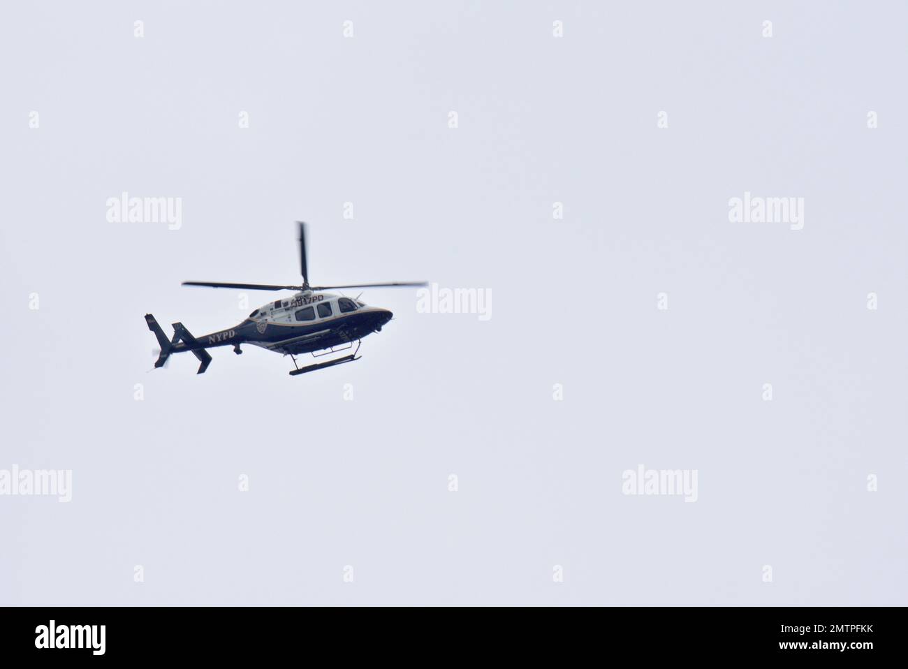 The NYPD helicopter flying over Marine Park Salt Marsh Nature Trail in ...