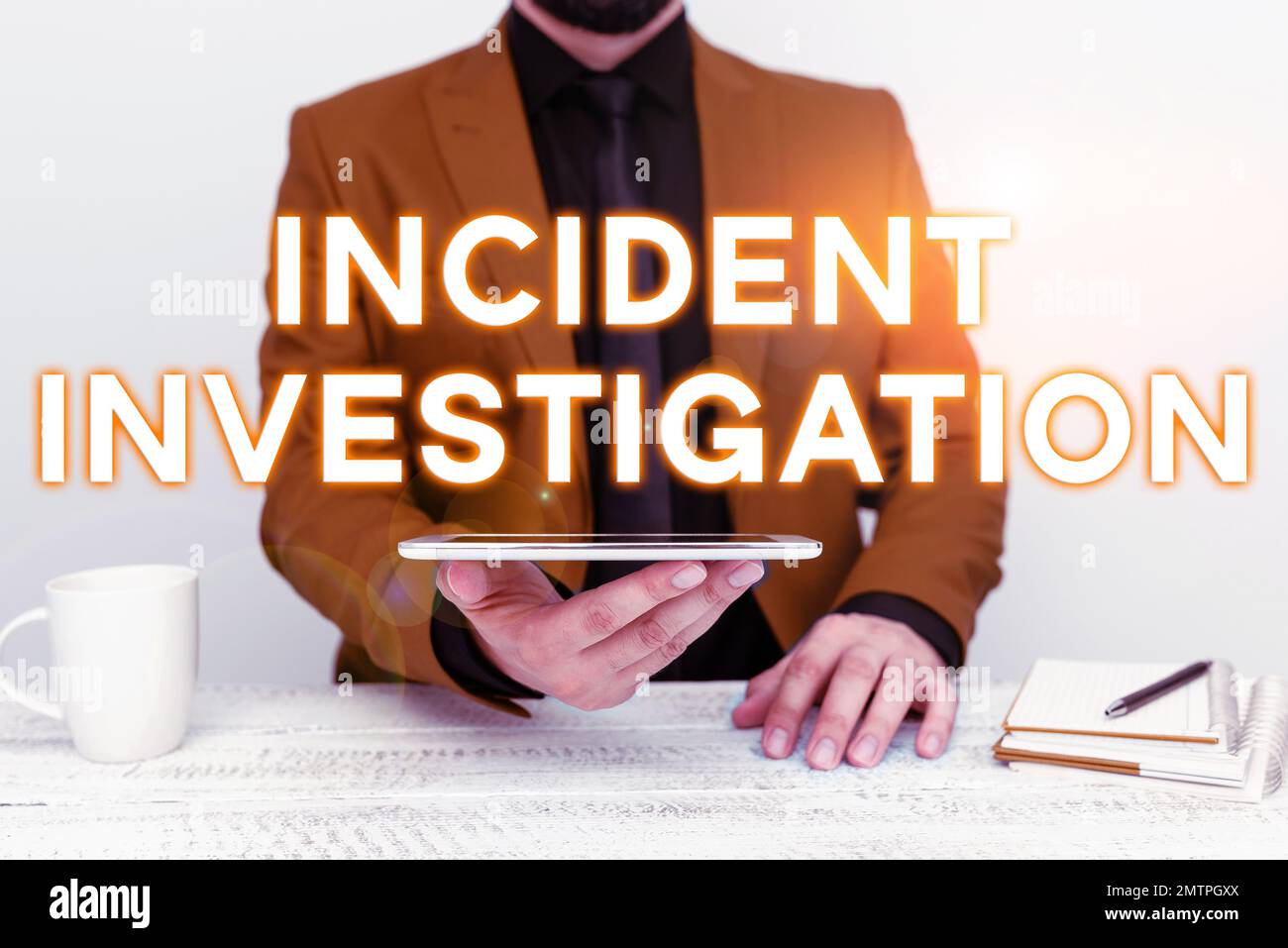 Conceptual display Incident Investigation. Business approach ...
