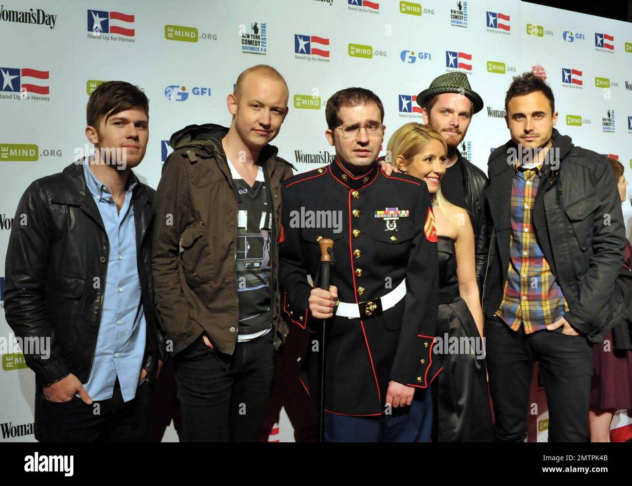 The Fray attends The New York Comedy Festival & Bob Woodruff Foundation ...