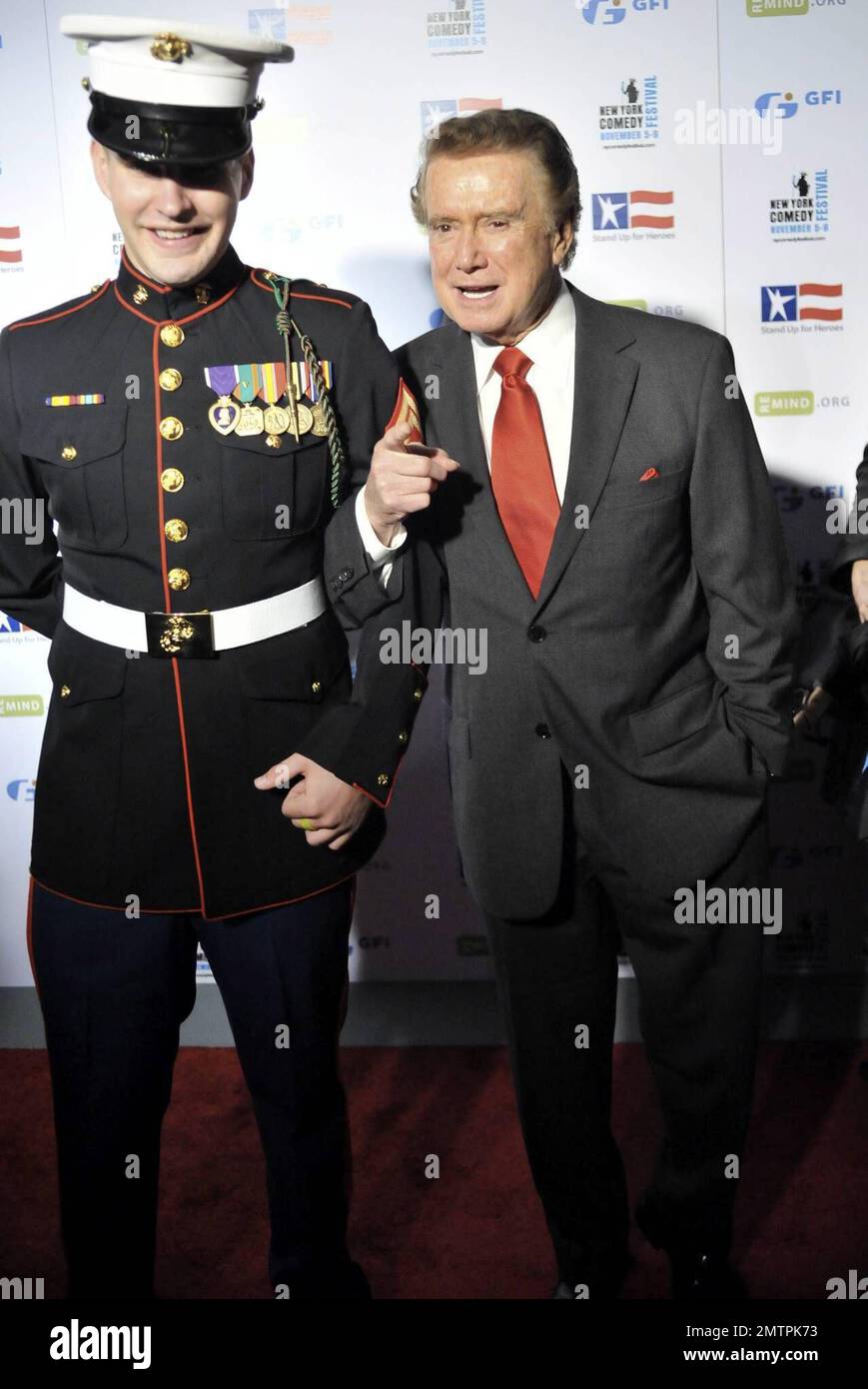 Regis Philbin attends and hosts New York Comedy Festival's Stand Up For ...