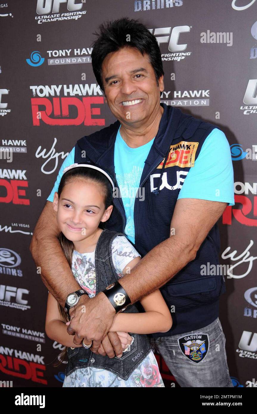 Erik Estrada and his daughter Francesca at Stand Up For Skateparks at ...