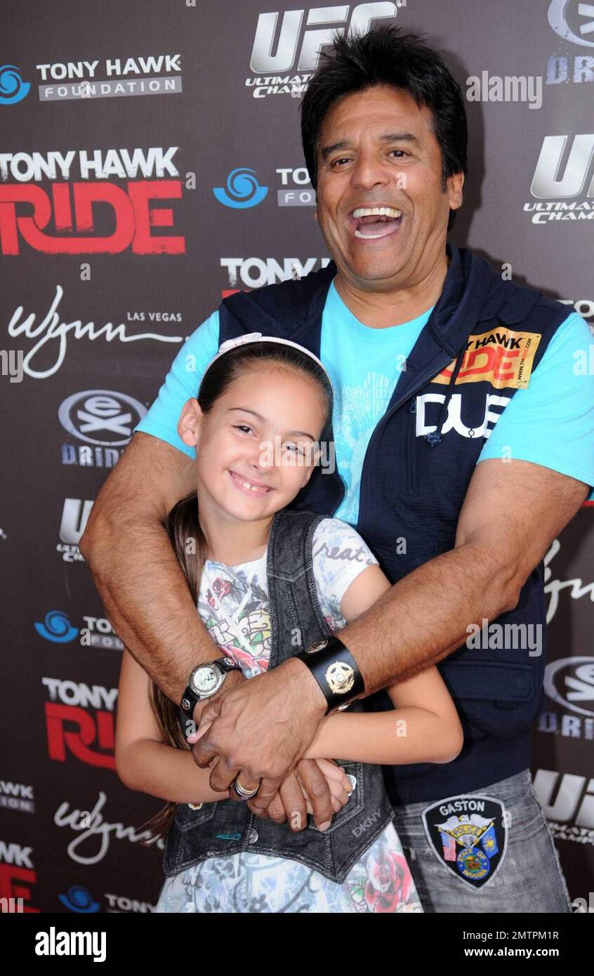 Erik Estrada and his daughter Francesca at Stand Up For Skateparks at ...