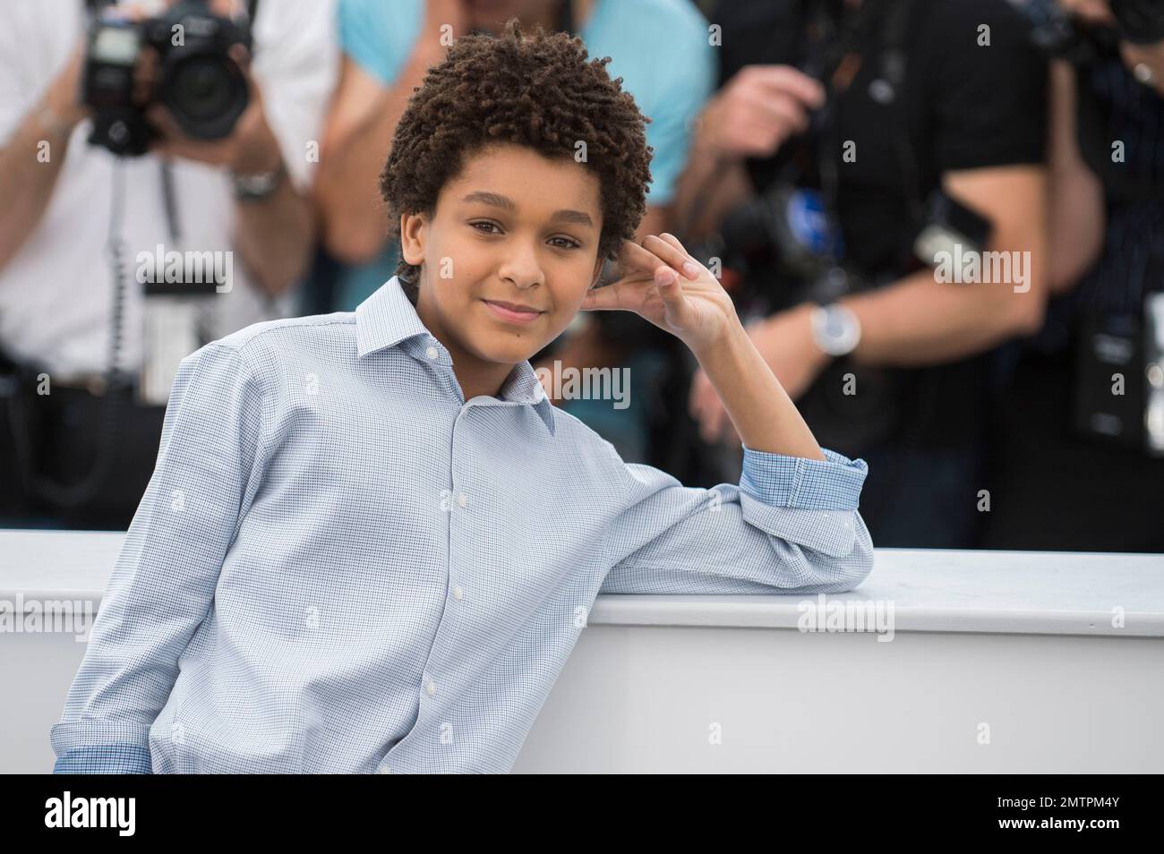 Actor Jaden Michael poses for photographers during the photo call for ...