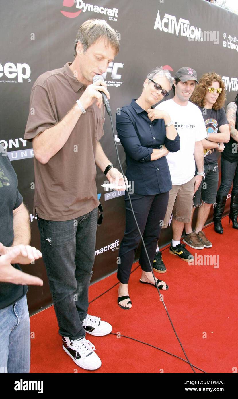 attends the Stand Up for Skateparks Benefit for the Tony Hawk ...