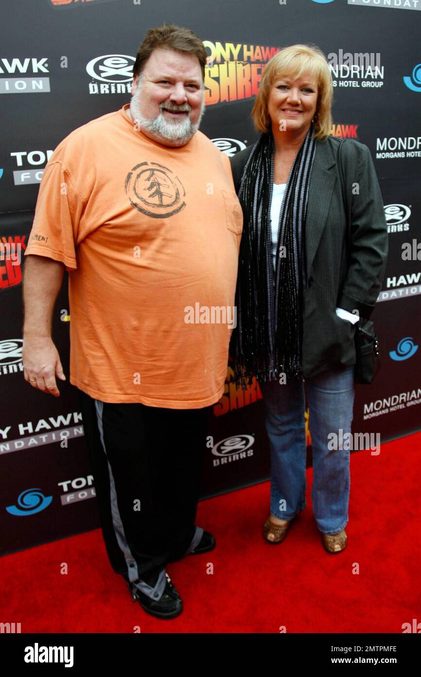 Phil and April Margera at the Tony Hawk: Shred Presents Stand Up for ...