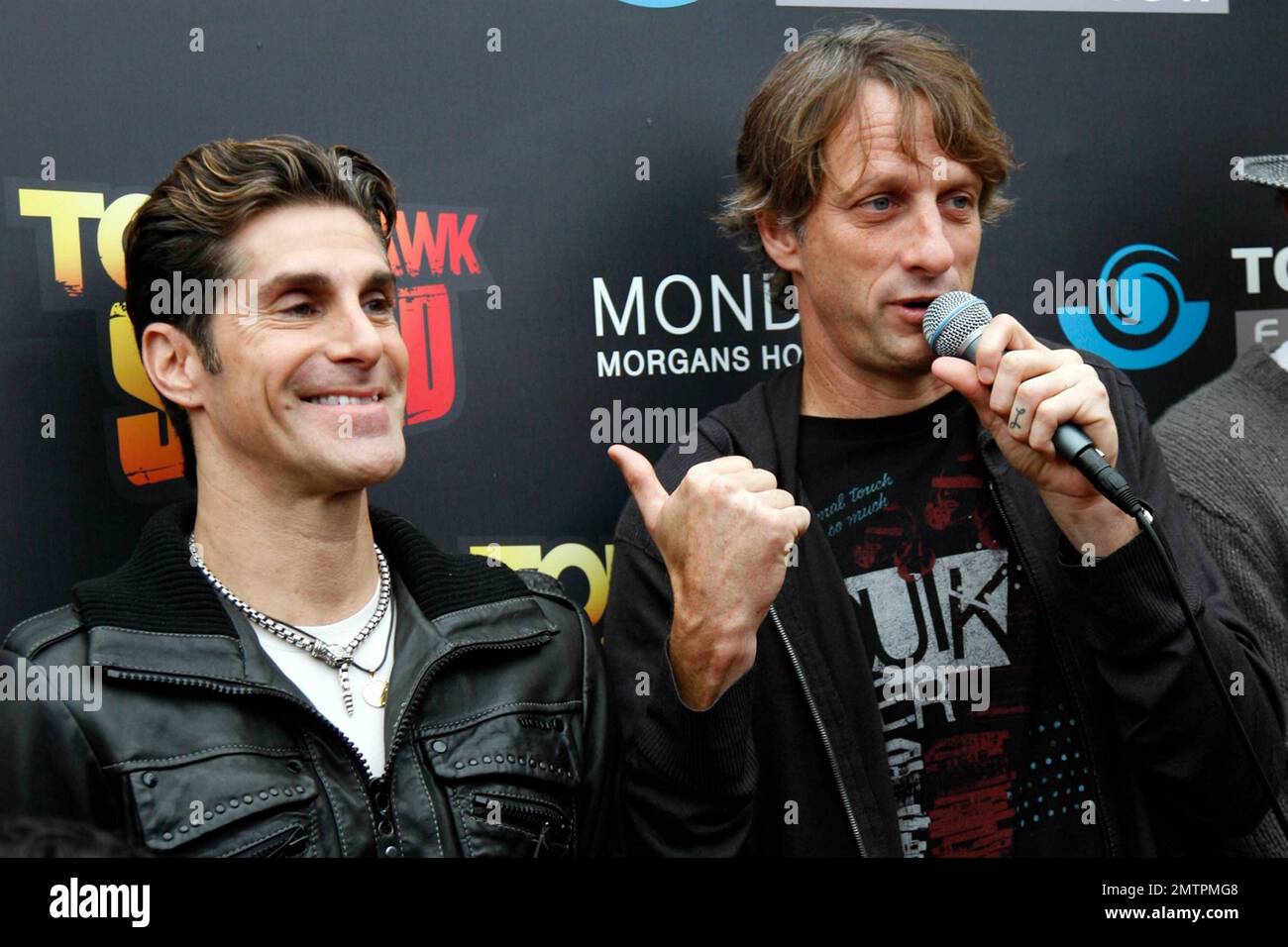 Perry Farrell and Tony Hawk at the Tony Hawk: Shred Presents Stand Up ...