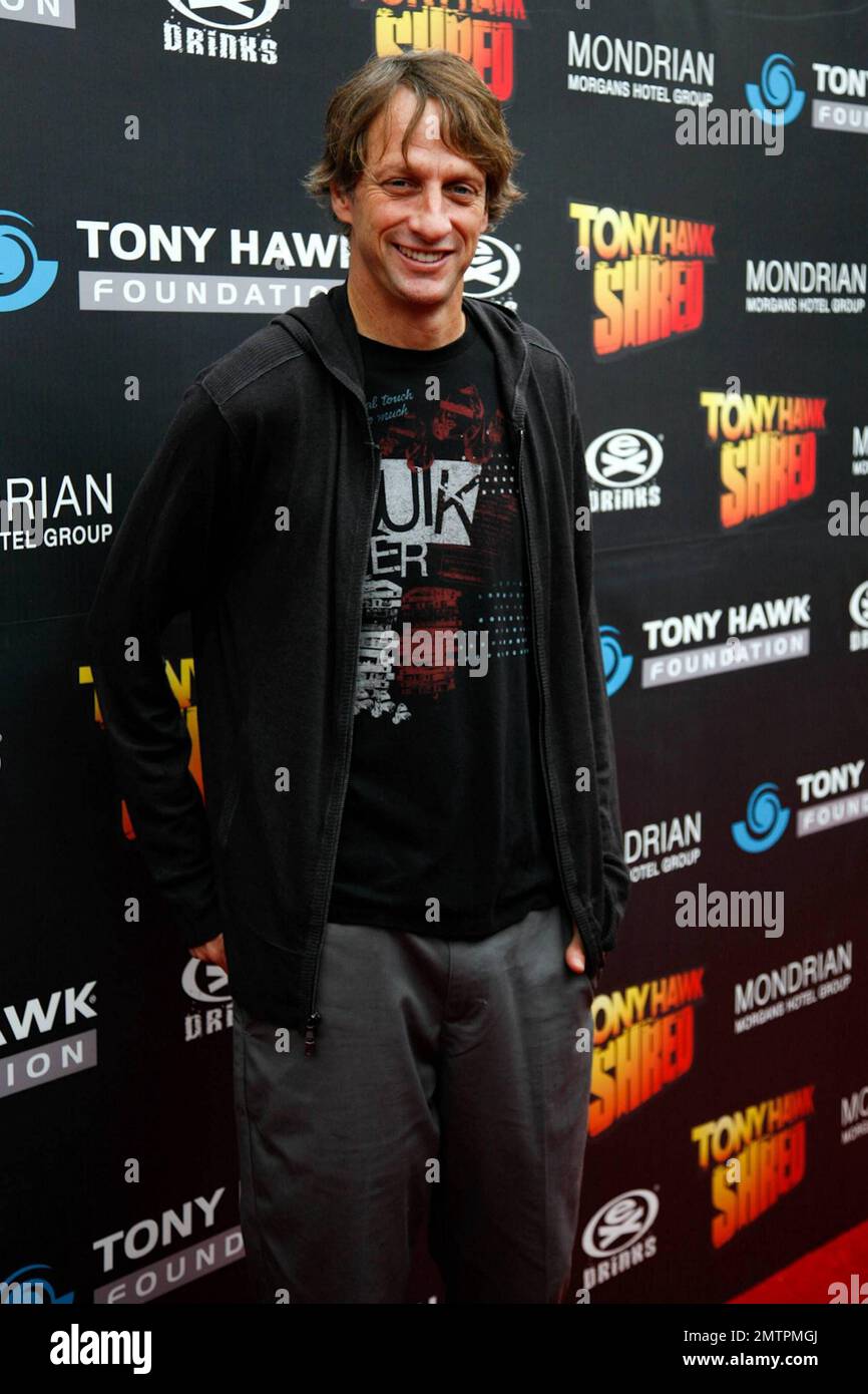 Tony Hawk at the Tony Hawk: Shred Presents Stand Up for Skateparks ...