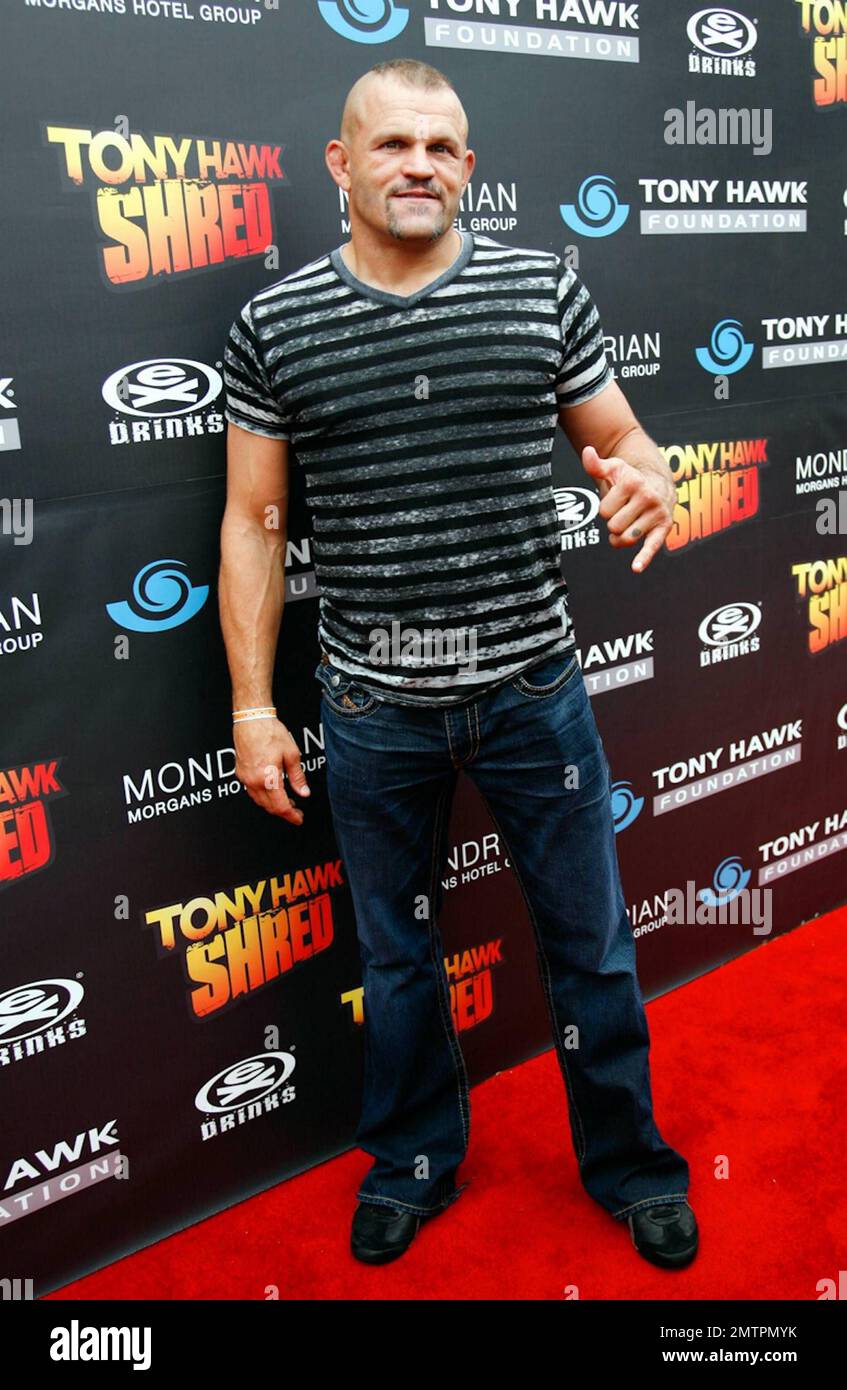 Chuck Liddell at the Tony Hawk: Shred Presents Stand Up for Skateparks ...