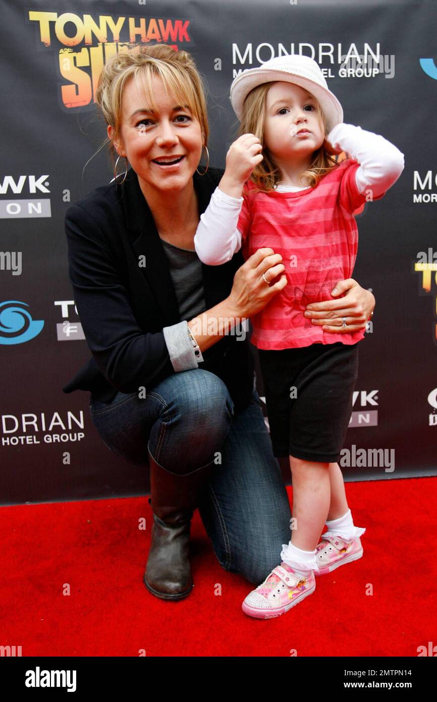 Megyn Price and daughter at the Tony Hawk: Shred Presents Stand Up for ...