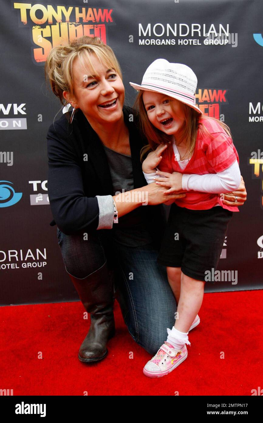 Megyn Price and daughter at the Tony Hawk: Shred Presents Stand Up for ...