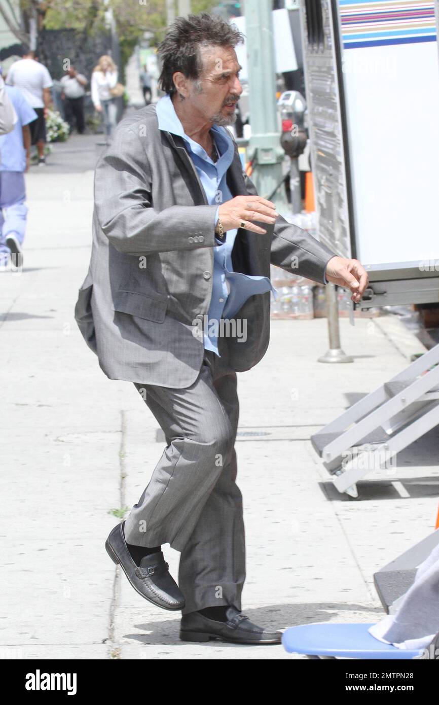 Al Pacino and Christopher Walken film scenes on the set of their new ...