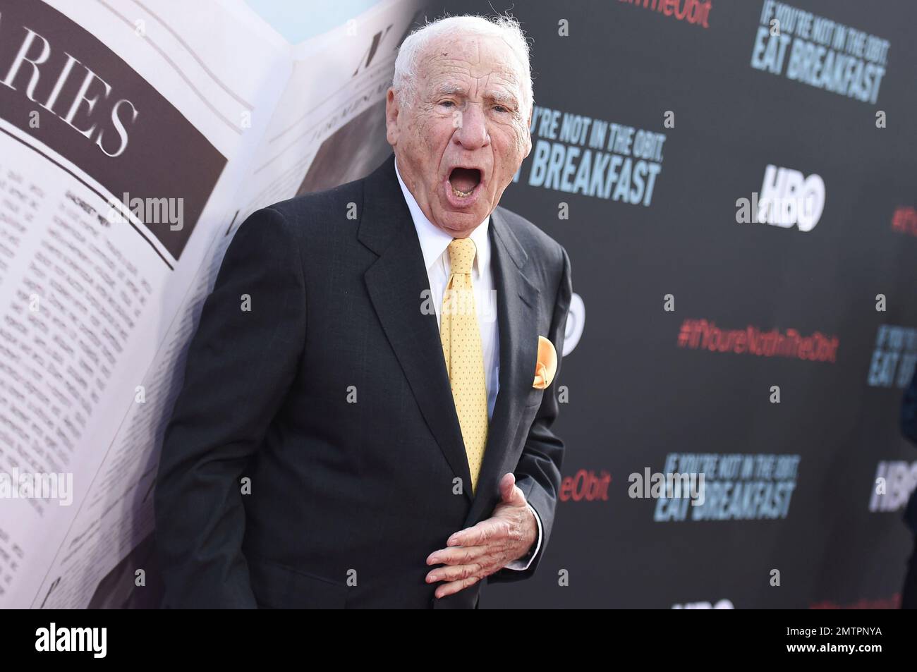 Mel Brooks attends the LA Premiere of "If You're Not In The Obit, Eat ...