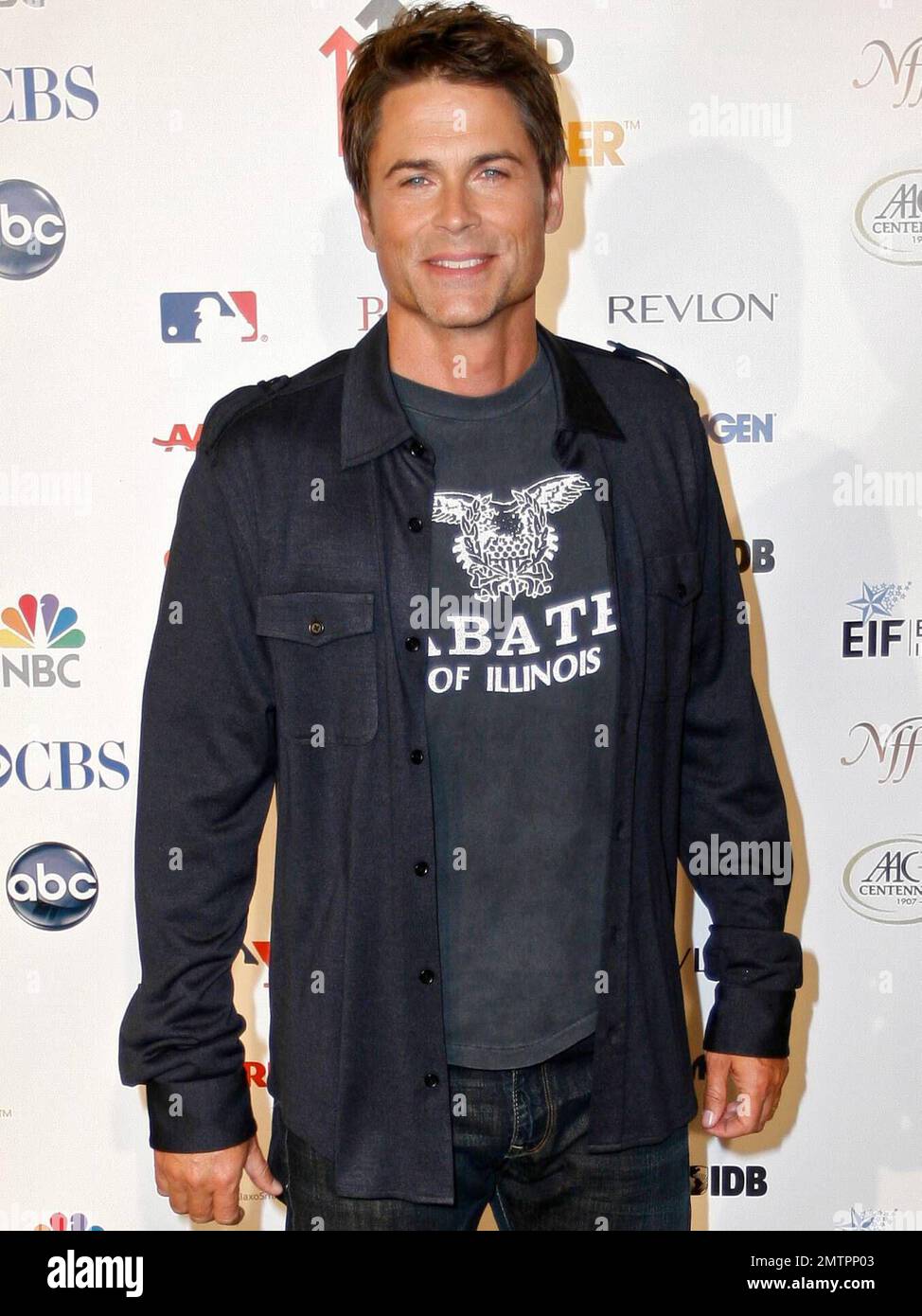 Rob Lowe at the Stand Up to Cancer Telethon inside the Kodak Theatre in ...
