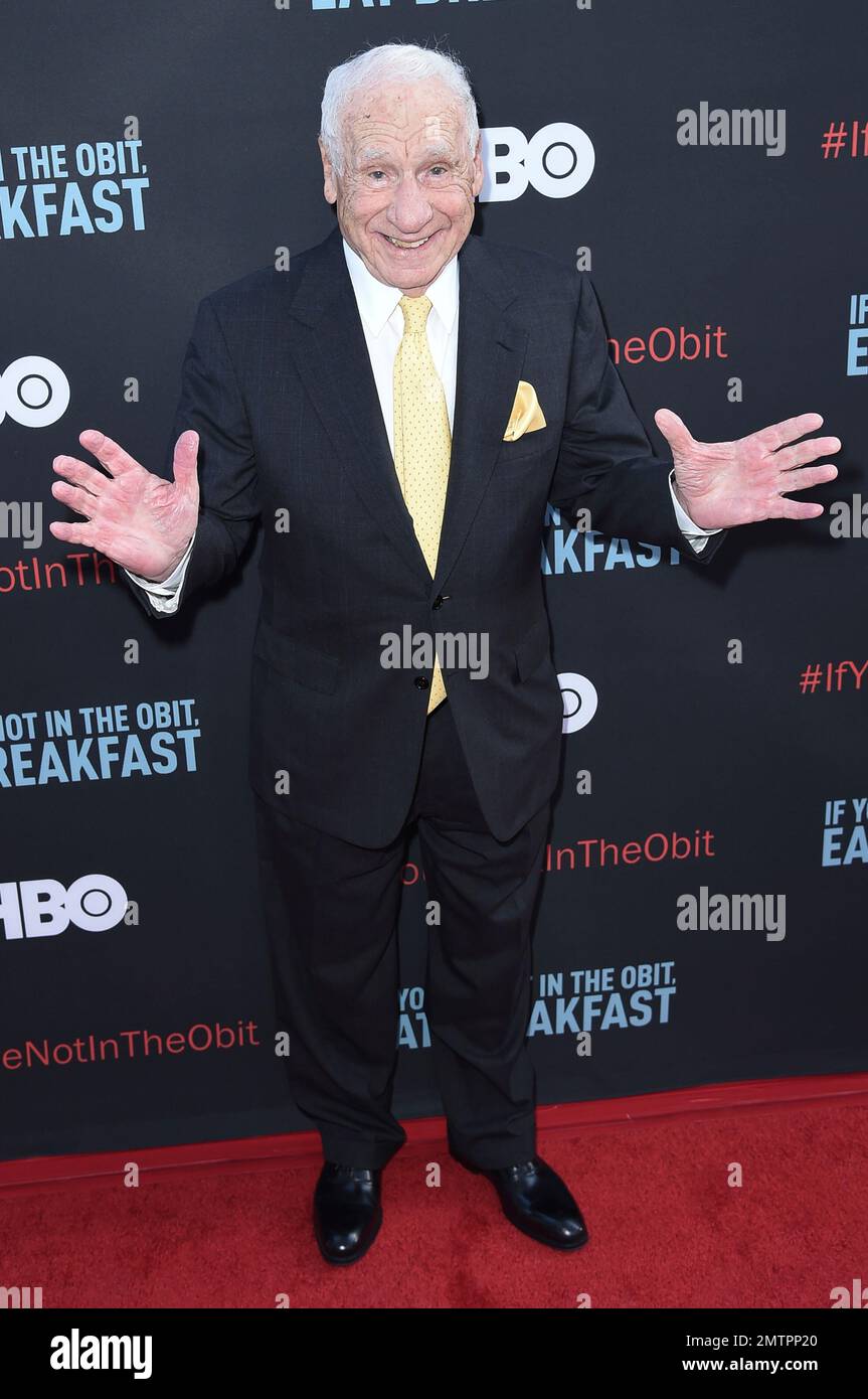 Mel Brooks attends the LA Premiere of "If You're Not In The Obit, Eat ...