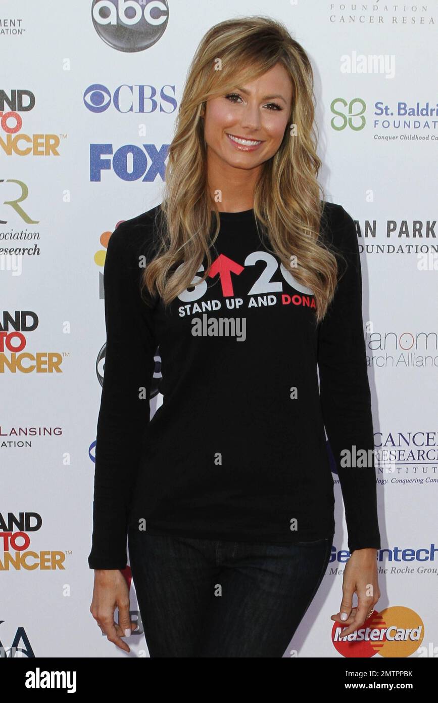 Stacy Keibler at the third Stand Up to Cancer star studded broadcast at ...