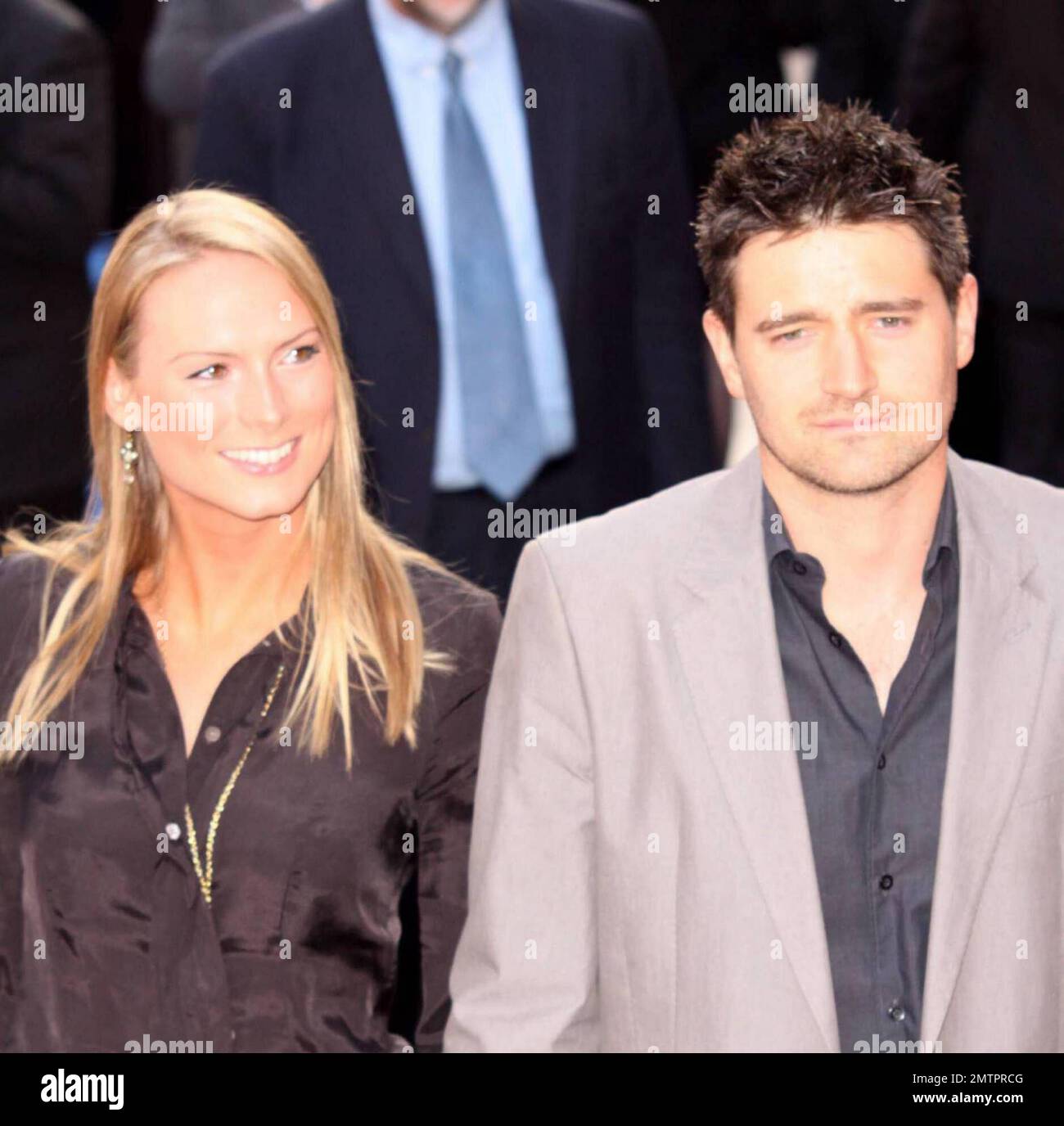 Thom Chambers and wife Clare Harding at the Star Trek premiere in Lonon ...