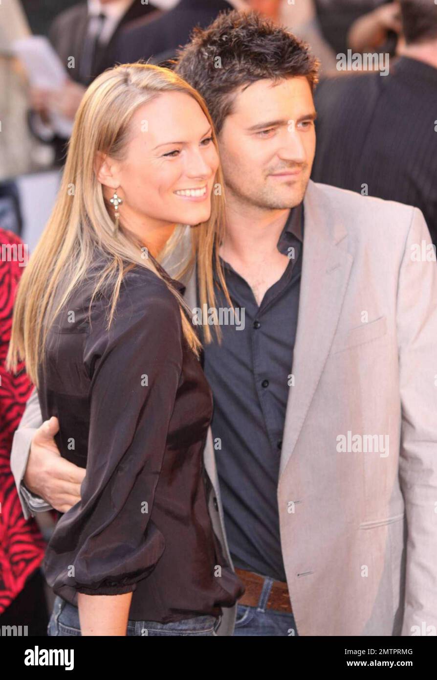 Thom Chambers and wife Clare Harding at the Star Trek premiere in Lonon ...