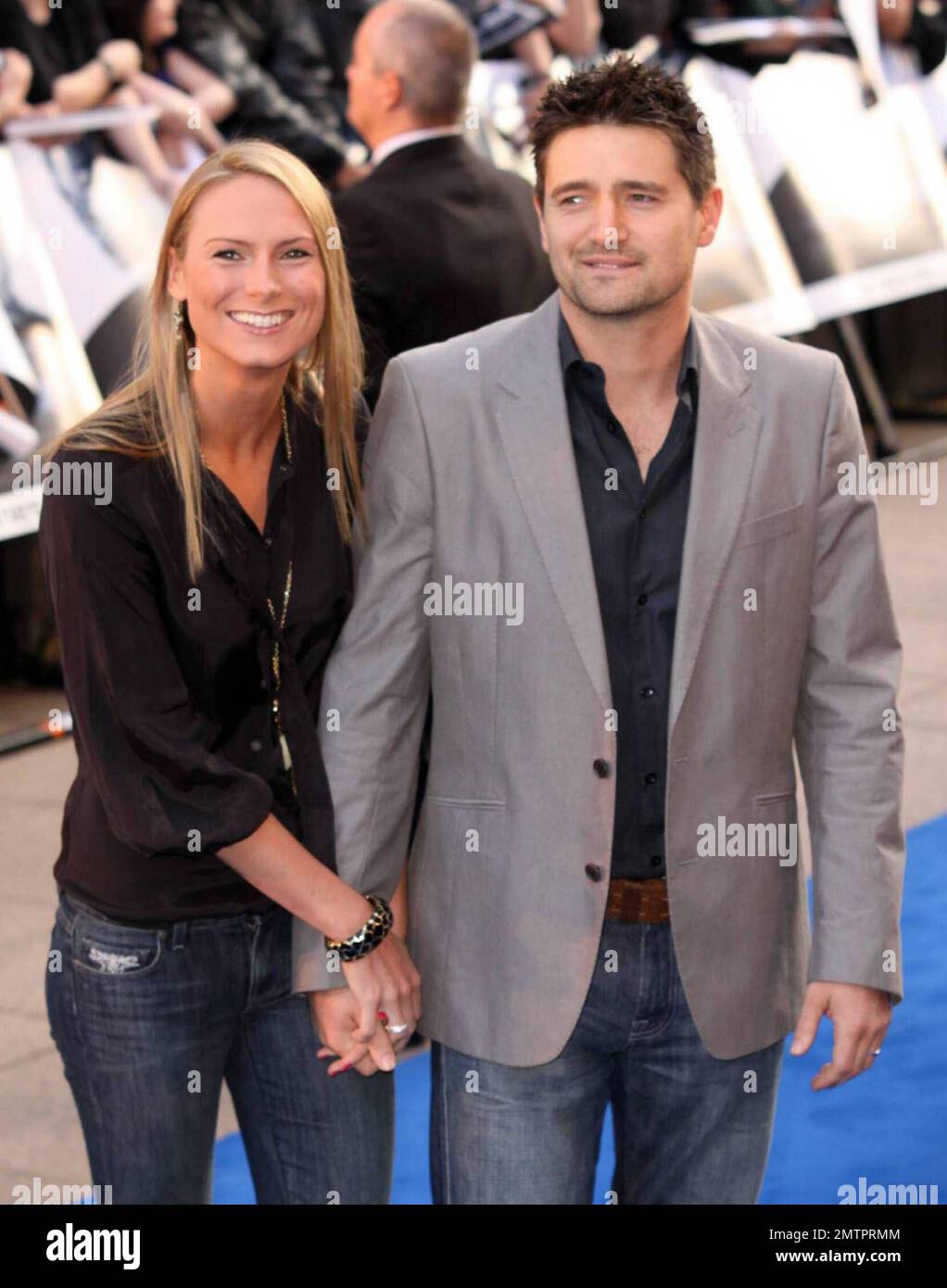 Thom Chambers and wife Clare Harding at the Star Trek premiere in Lonon ...