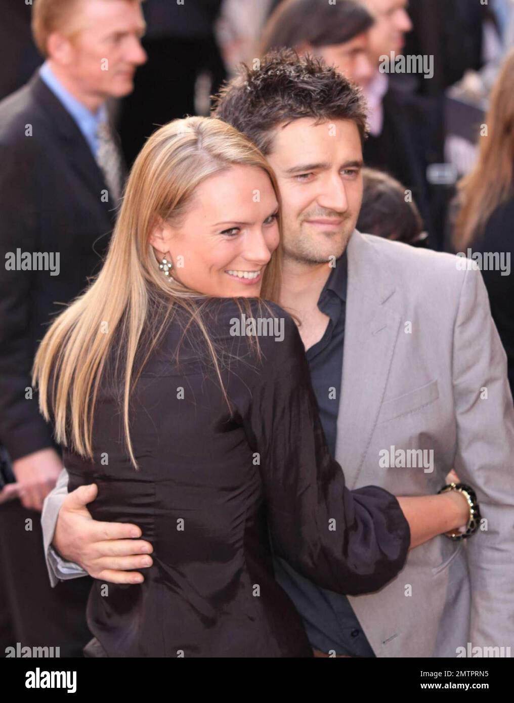Thom Chambers and wife Clare Harding at the Star Trek premiere in Lonon ...