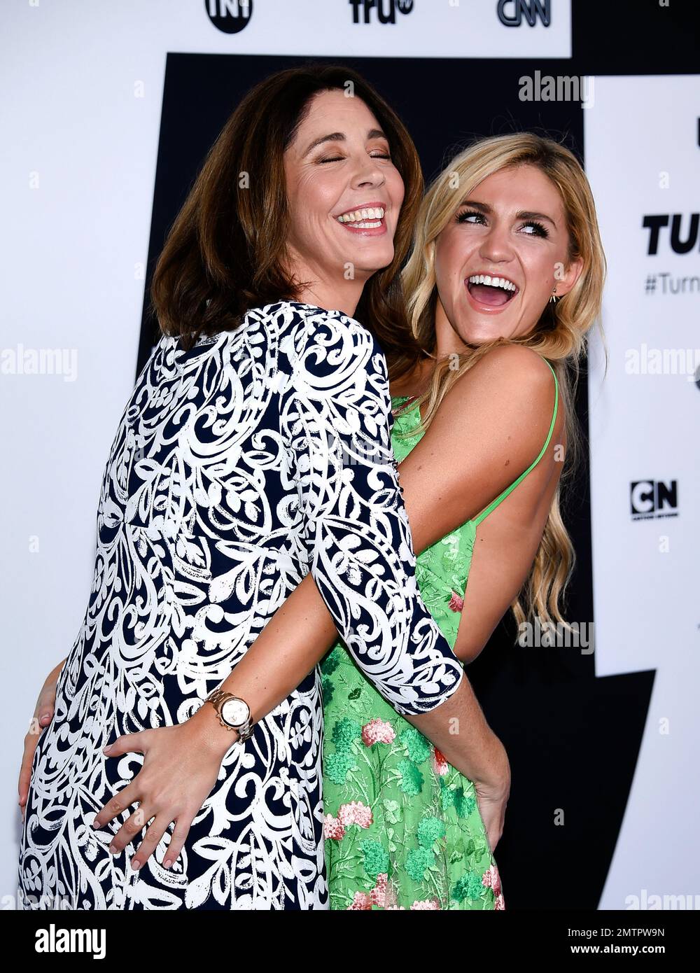Actors Brooke Dillman, left, and Jessica Lowe attend the Turner Network ...
