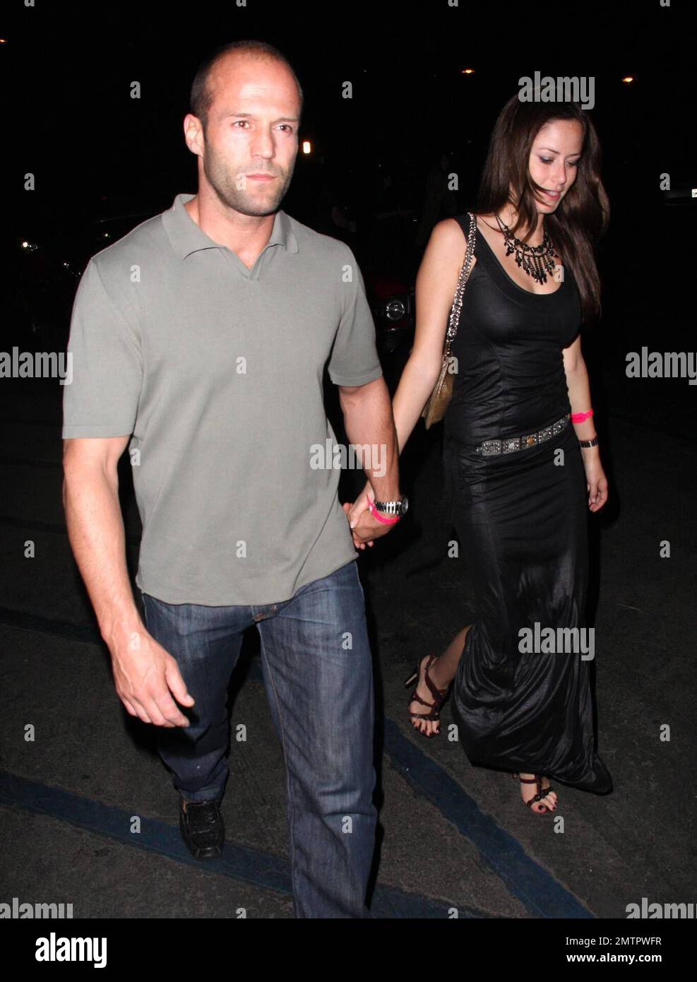 Even with a brunette bombshell on his arm Hollywood tough guy Jason ...