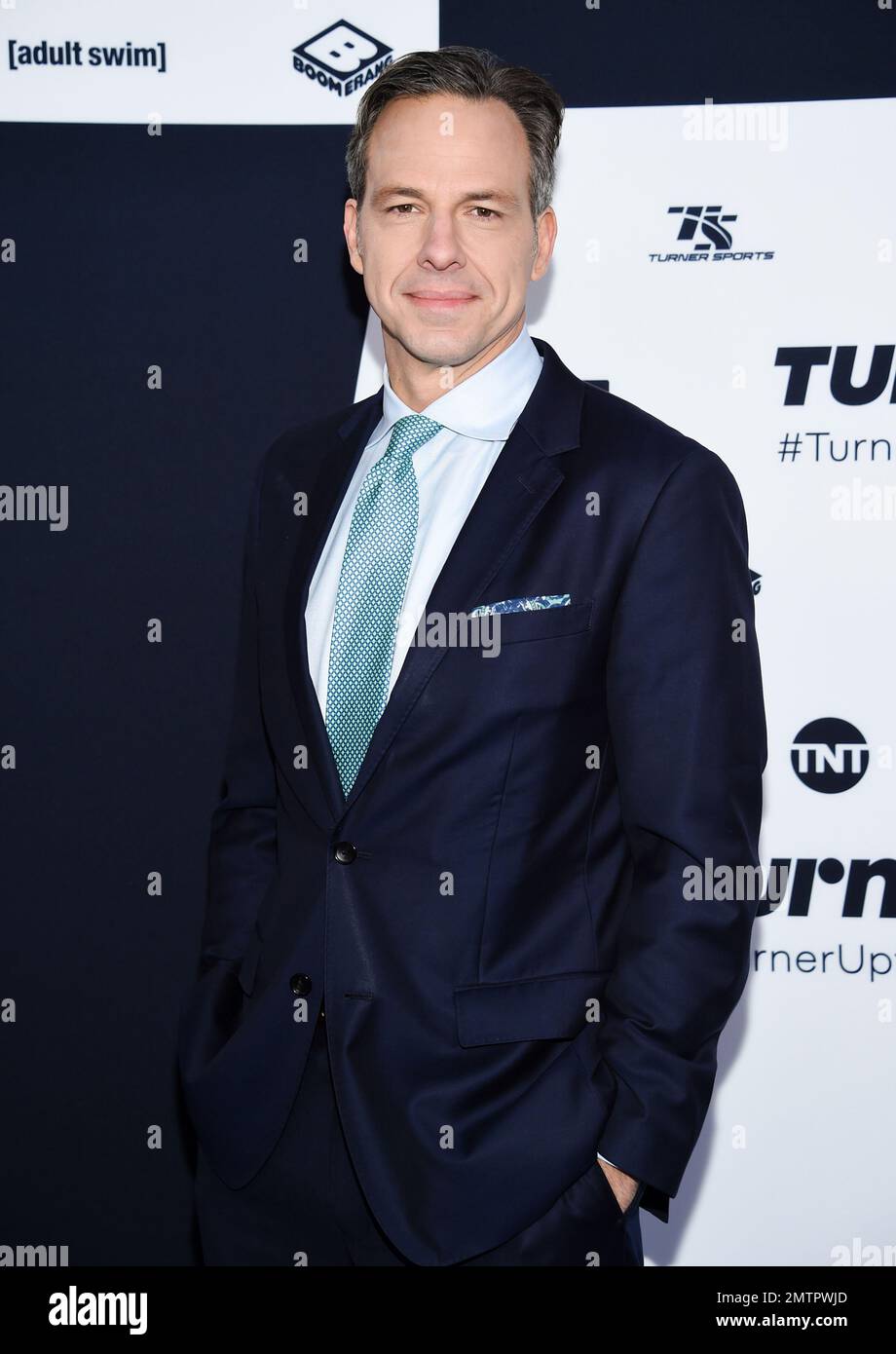 CNN News anchor Jake Tapper attends the Turner Network 2017 Upfront ...