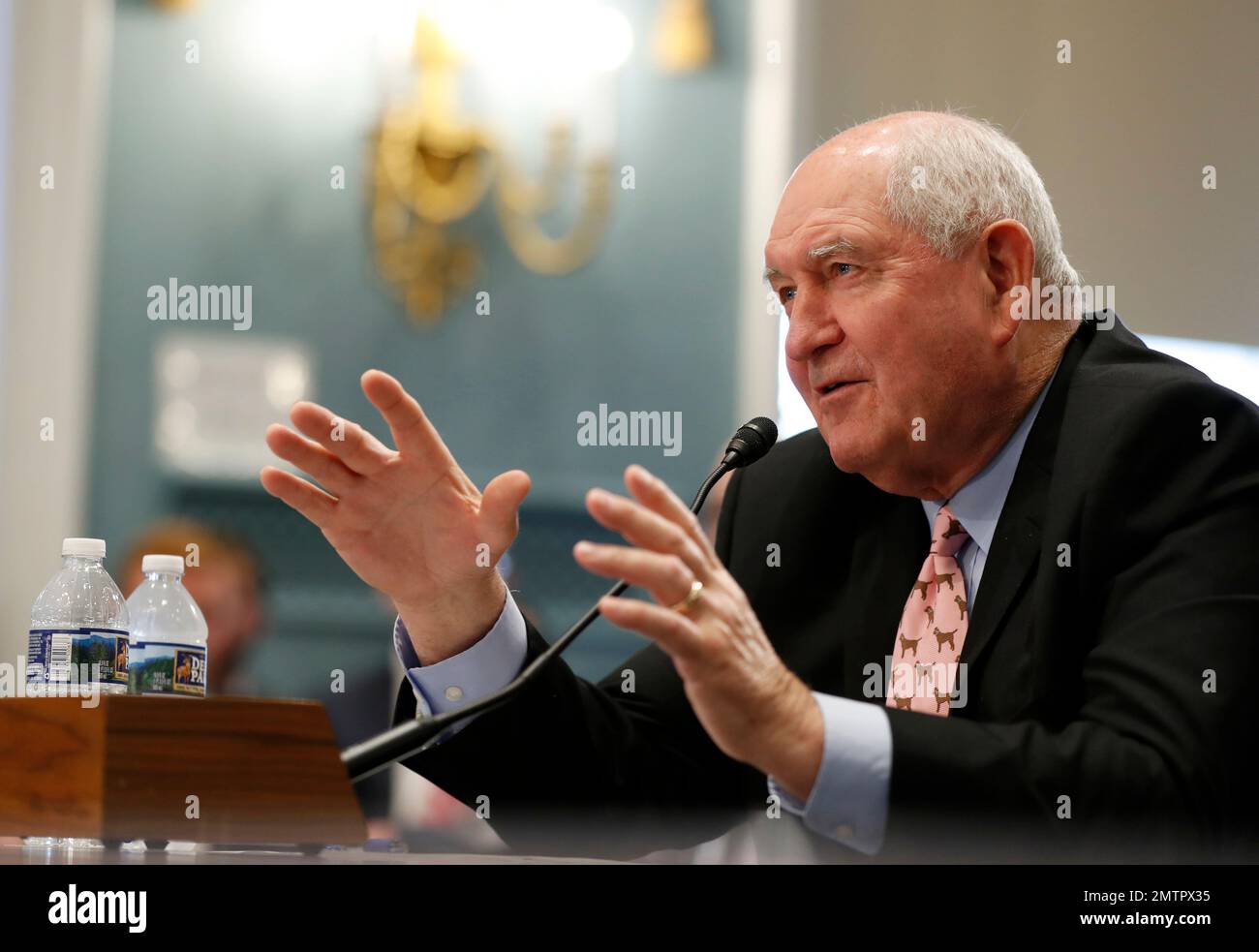 Agriculture Secretary Sonny Perdue testifies on Capitol Hill in ...