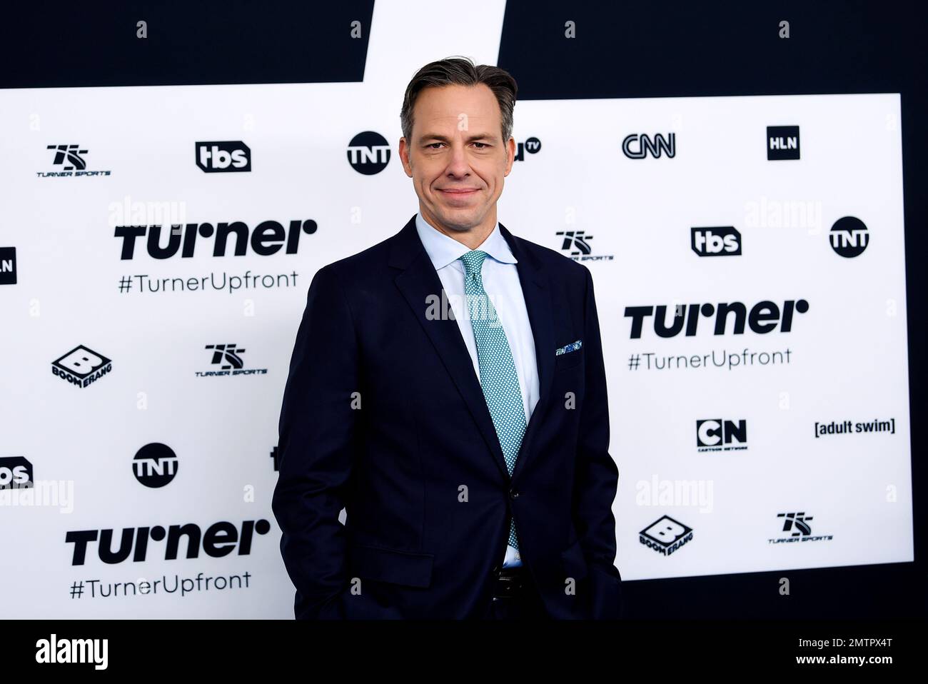 CNN News anchor Jake Tapper attends the Turner Network 2017 Upfront ...