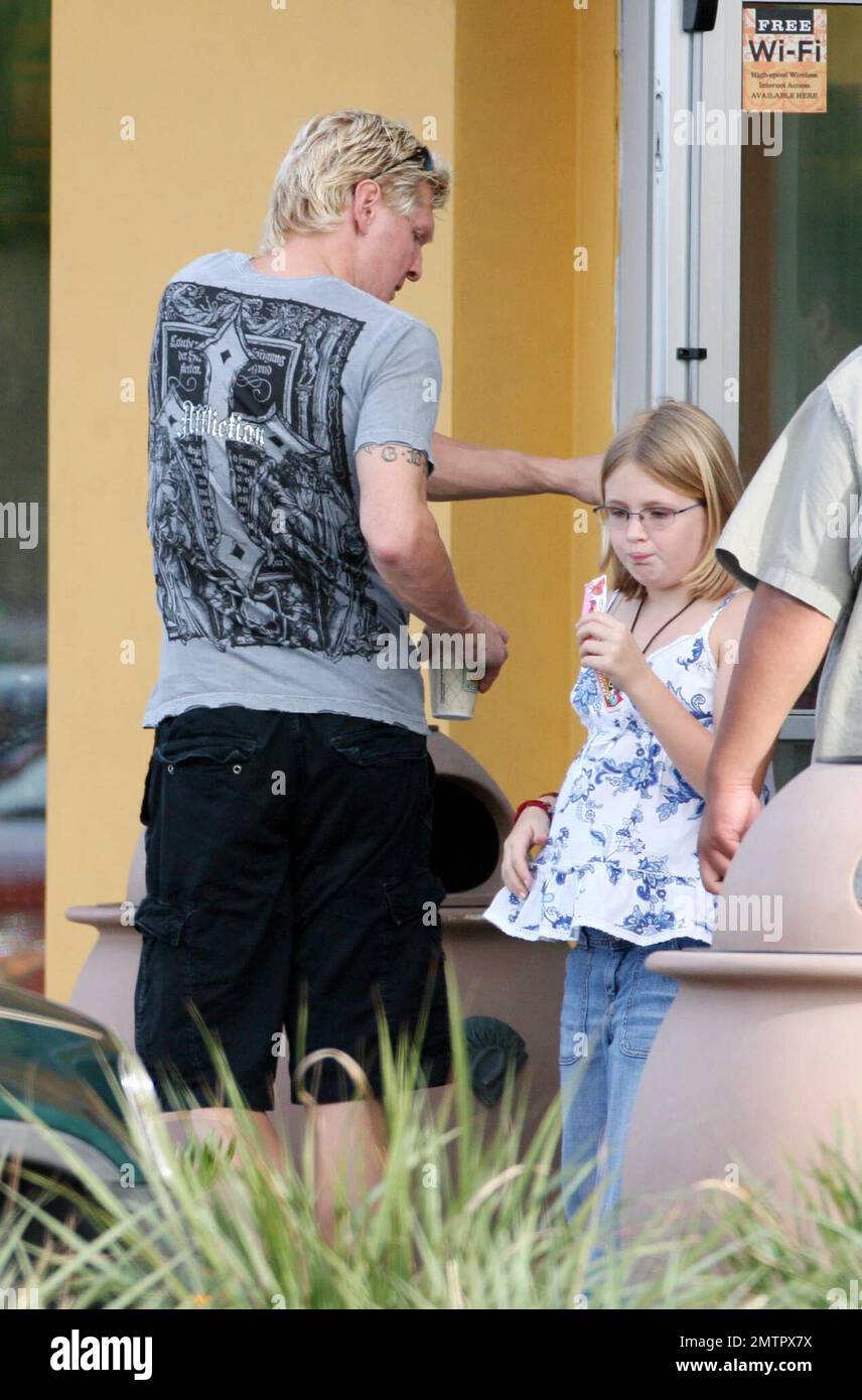 Exclusive!! German soccer ace Stefan Effenberg takes his daughter ...